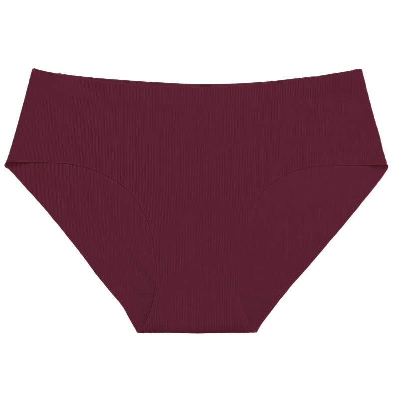 Thread Ice Silk Low Waist Large One Piece Cotton Traceless Underwear ...